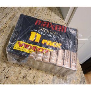 Maxell | Media | New Pack Maxell Bronze T120 Vhs Tapes Sealed Plus One ...